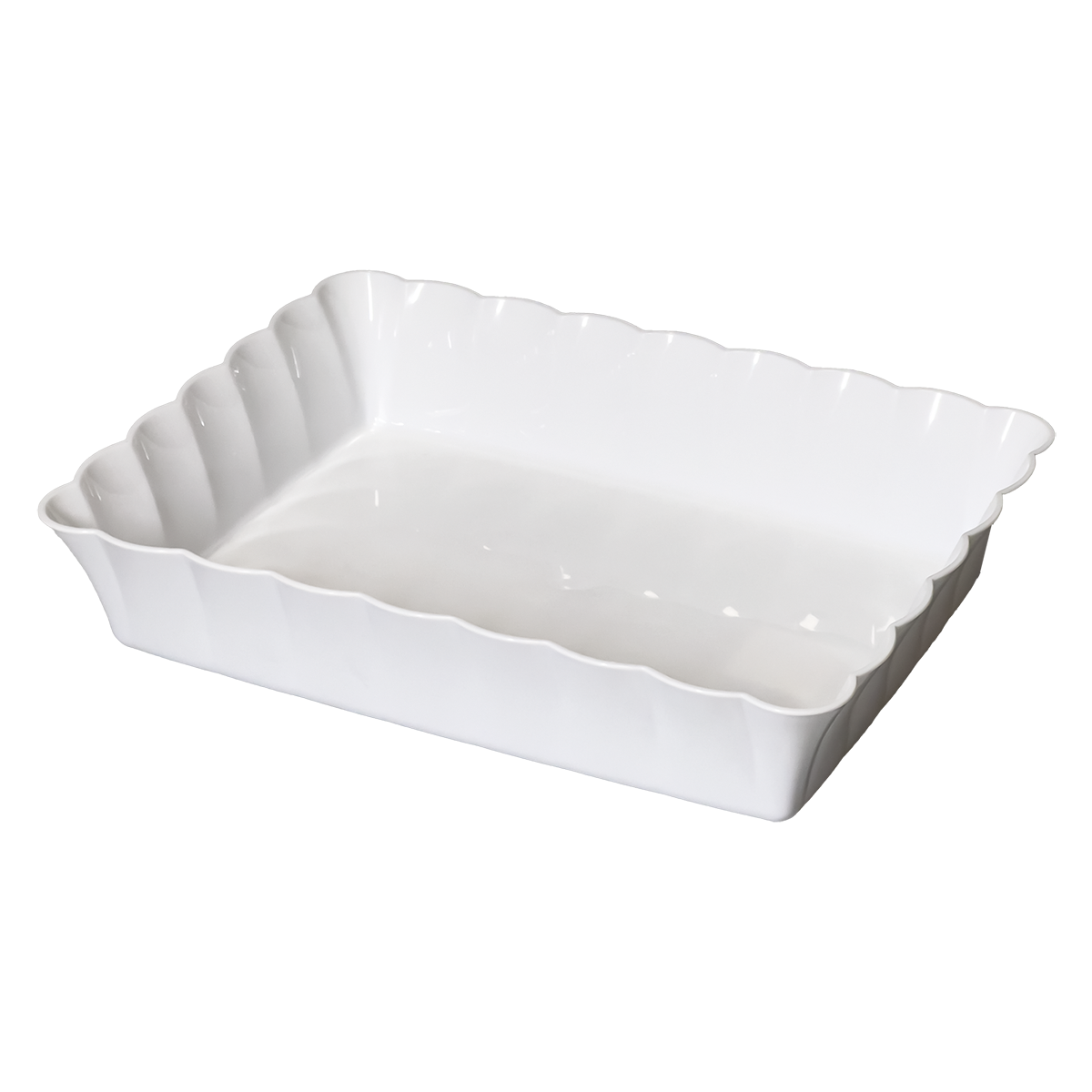 Travessa Retangular Canelatta Le Chef Branca 26x18x6,5 cm - Paramount ...