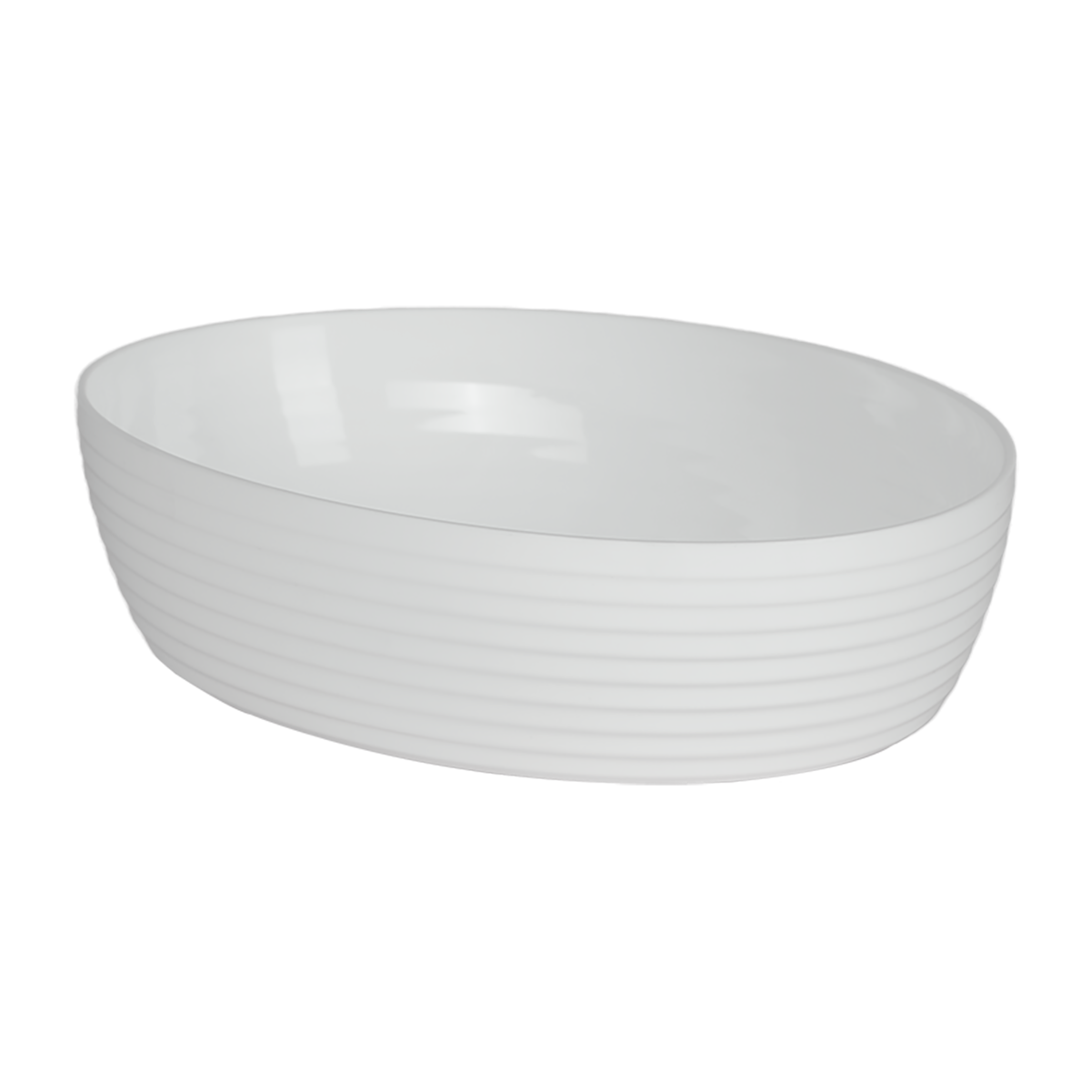 Travessa Oval Com Friso Le Chef Branca 33,5x 23,5x 12,5 cm - Paramount ...