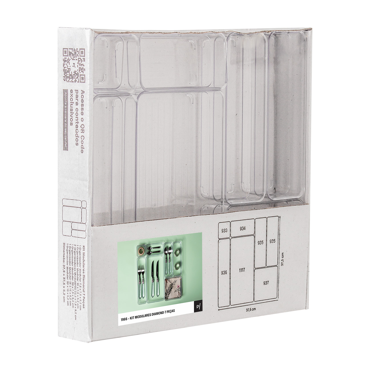 Kit Modulares Diamond 7 peças - Paramount Plásticos