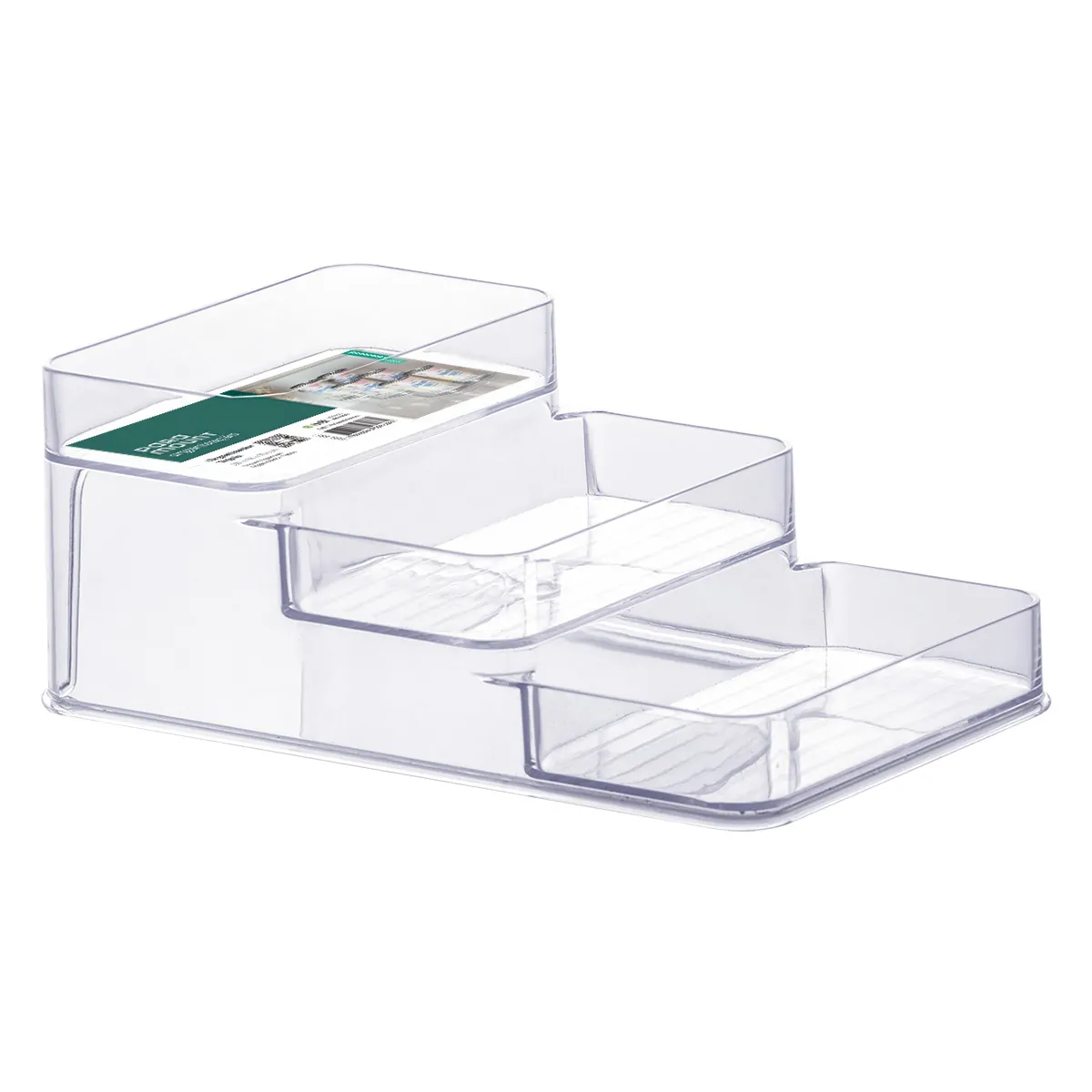 Organizador Multiuso com 4 Divisórias 10x10x10 cm - Paramount Plásticos